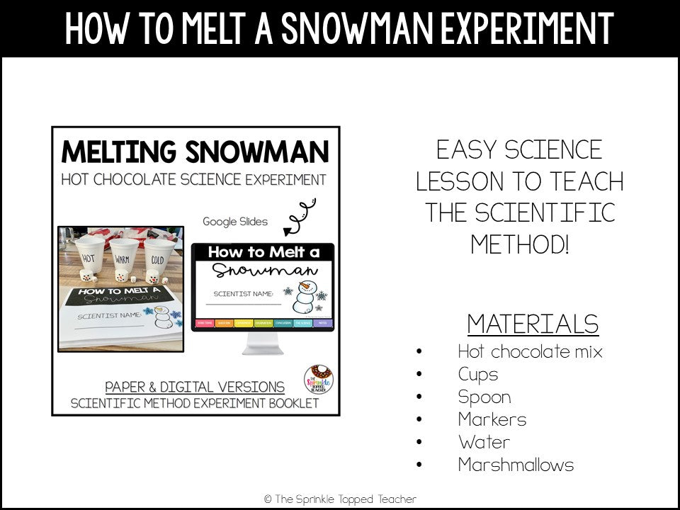 Hot Chocolate Marshmallow Science Lesson - Easy Science Experiment | D ...