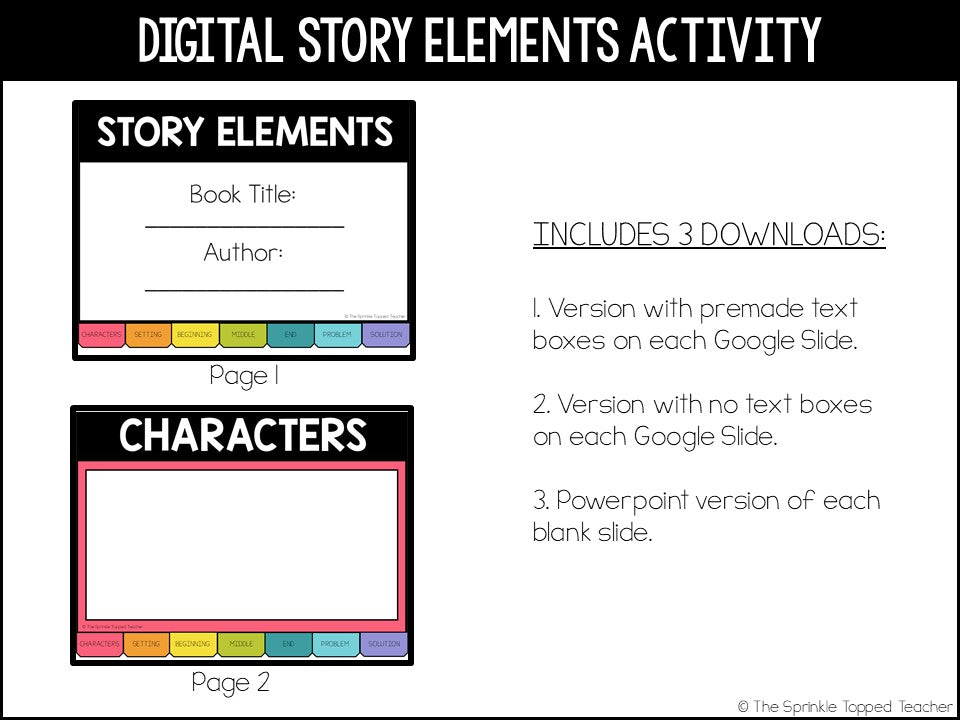 Setting Of A Story Graphic Organizer