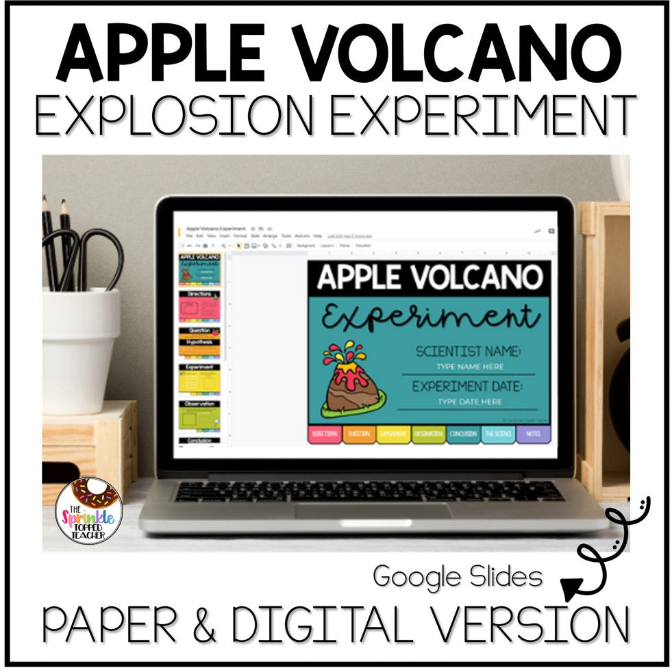 Apple Volcano Experiment | Scientific Method | Digital Science Experim ...