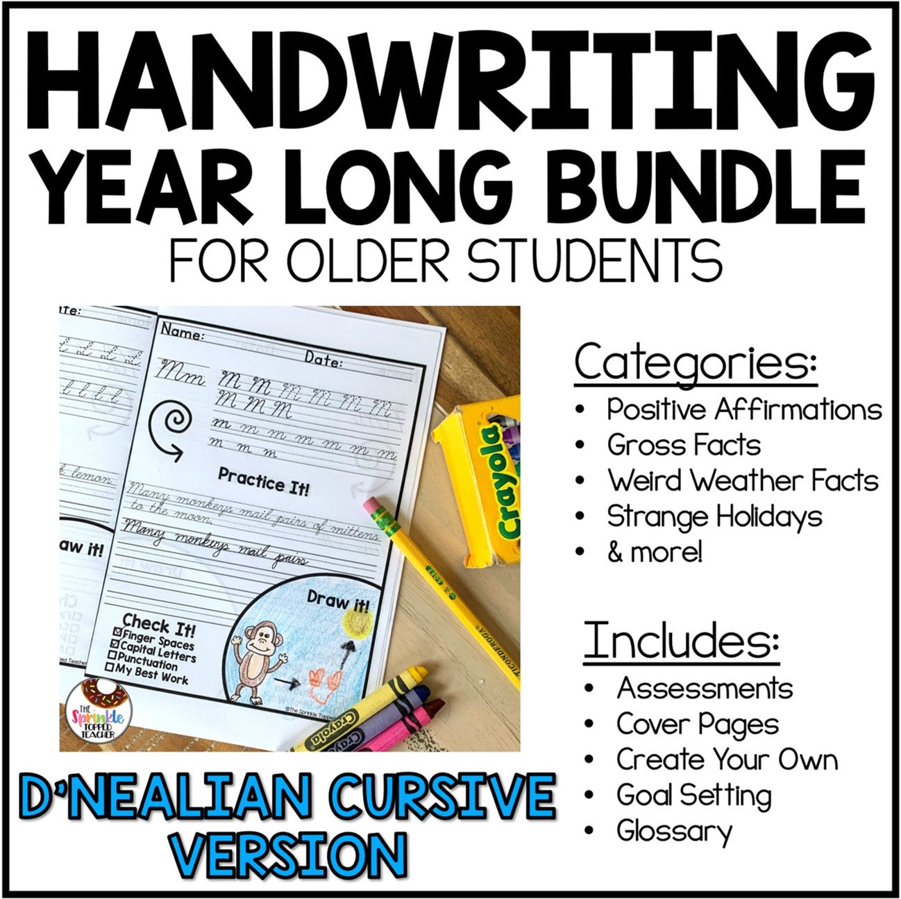 Handwriting Worksheets Dnealian Alphabet